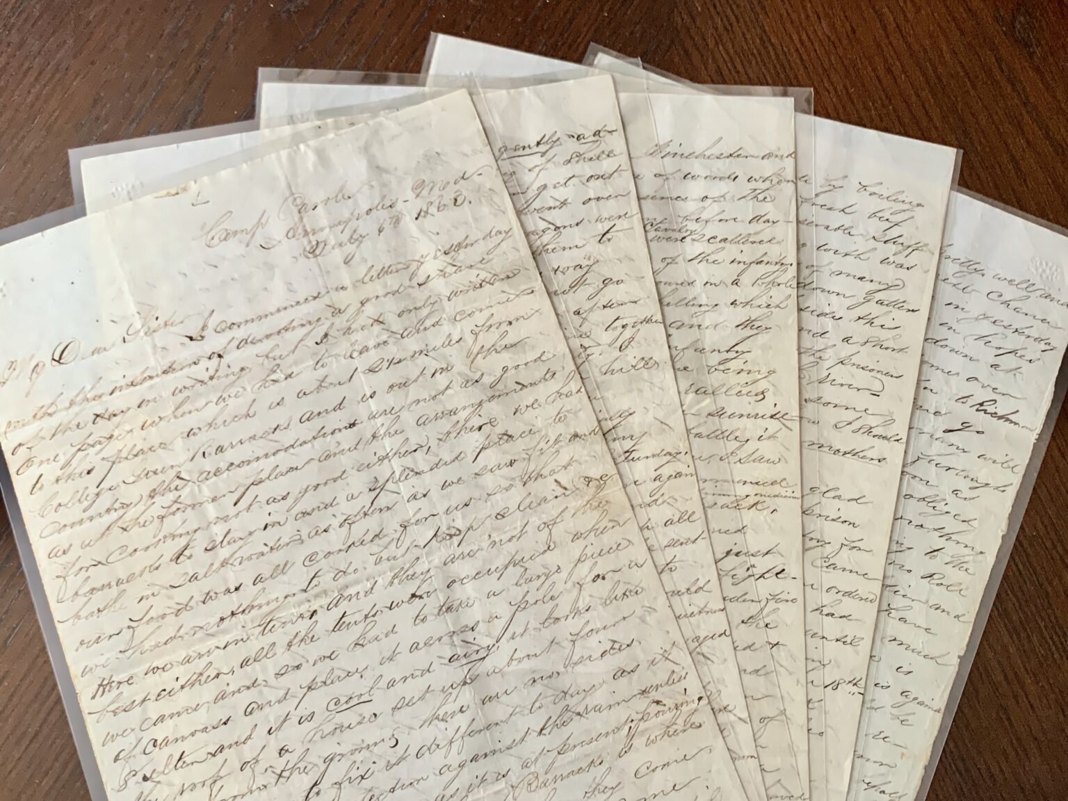 Union Civil War Letters: Battles - Museum Quality Americana